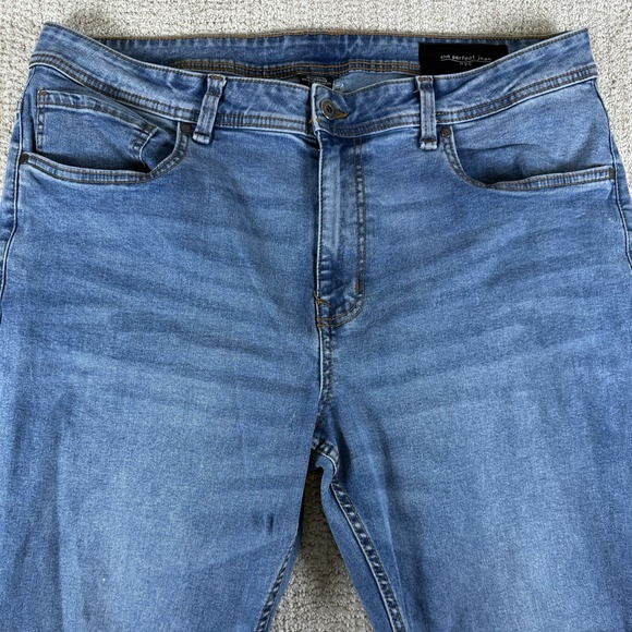 Jeans | The Perfect Jean Nyc Mens 38x3 Slim Thick Denim Blue Jeans ...